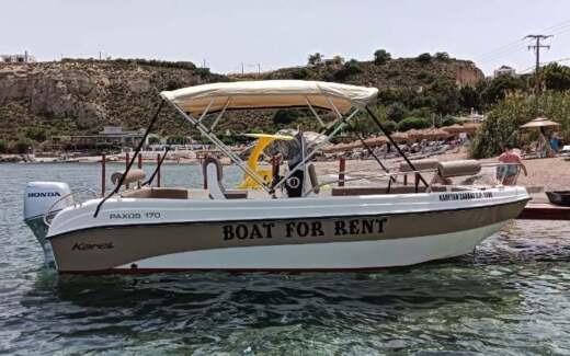 Miete Boot ohne Führerschein Luxury Karel Paxos 170 (2024) in Rhodos ...