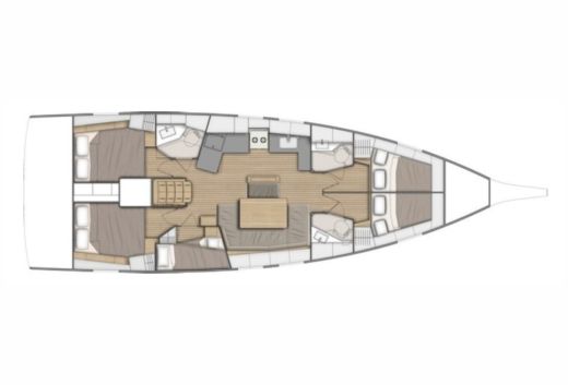 Rent Beneteau Oceanis 46.1 Sailboat (2023) in Muğla - Nautal